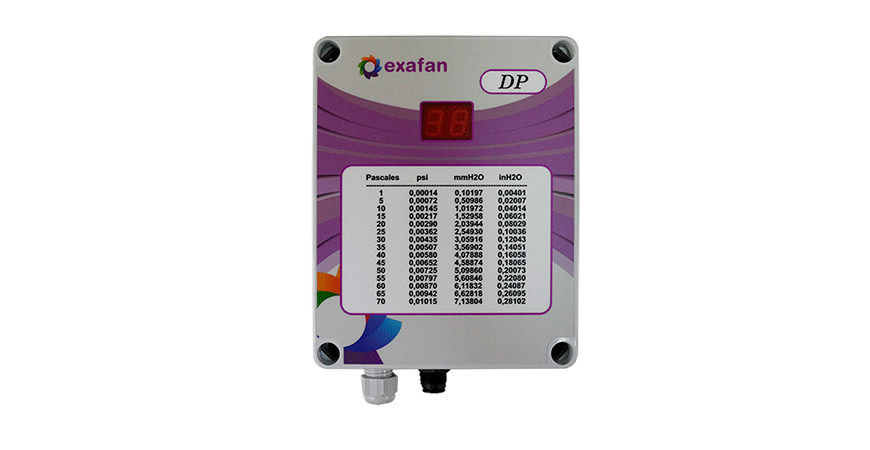 Medidor de Presión Diferencial - DP - | Exafan