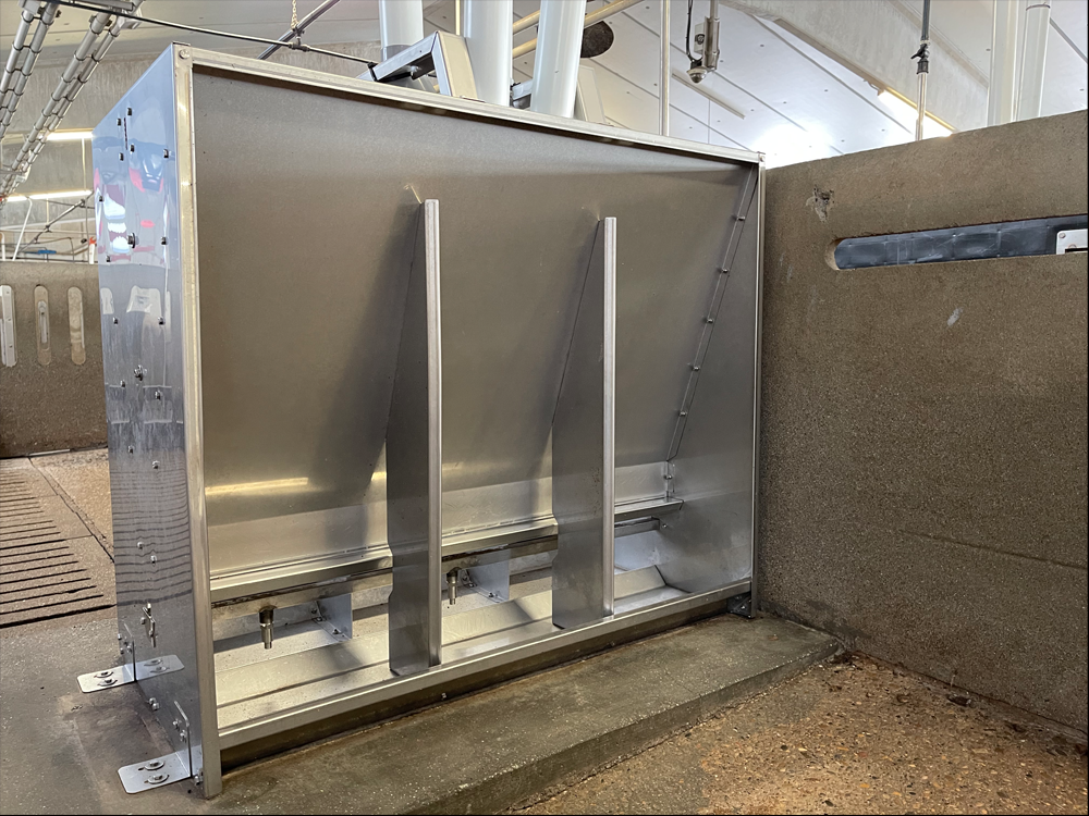 STAINLESS-STEEL HOPPERS FOR WEANING | Exafan